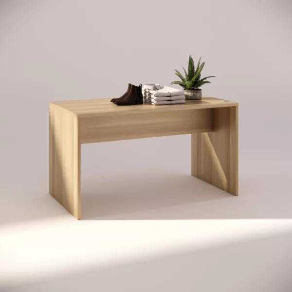 Large Native Oak Nested Timber Display Table - Apex Display