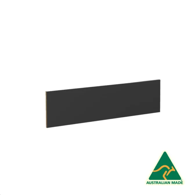 900mm Black UniSlot Short Back Panel (Side Mount) - Apex Display